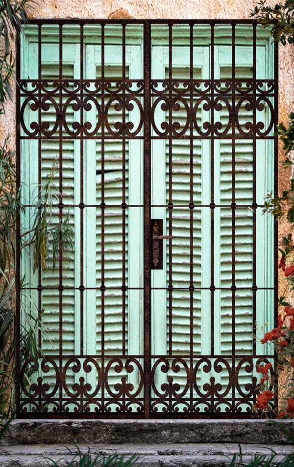 Puerta con Reja Castellar | Fábrica de Rejas y Herrajes